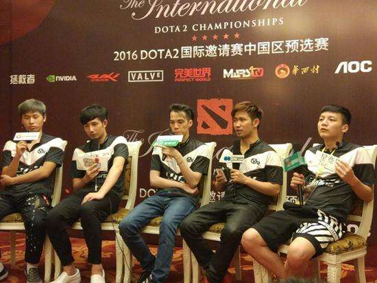 VG.R战队获TI6中国区出线名额赛后采访_特玩DOTA2专区